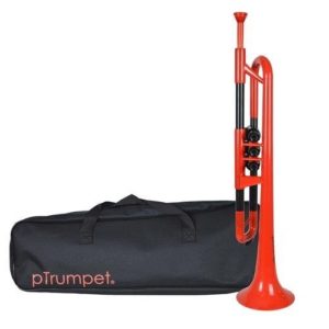 pTrumpet Red plastic trumpet - Heritage Music UK